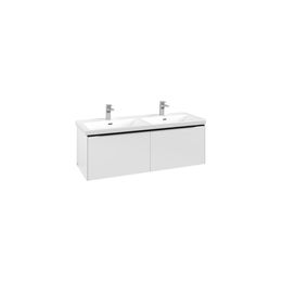 Villeroy & Boch V&B Waschtischunterschrank Subway 3.0 127,2x42,9x47,8cm, m LE/Gr vo bla, P wh. ; Villeroy & Boch (C567L1VF)