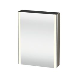 Duravit Universal-Spiegelschrank XSquare 60x15,5x80cm, 1 T&uuml;r, LED, An R, f Gr hgl (XS7111R89890000)