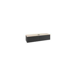 Villeroy & Boch V&B Waschtischunterschrank mit Frontstruktur Antao 160x50cm, HL, WBP botti., bla m Lac ; Villeroy & Boch (K36153PD)