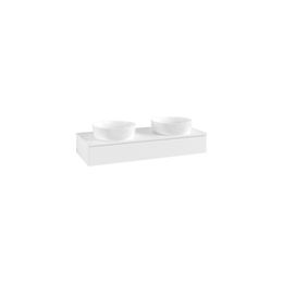 Villeroy & Boch V&B Waschtischunterschrank mit Frontstruktur Antao 120x19x50cm, WBP-farbe Lac, wh. m Lac ; Villeroy & Boch (K13110MT)