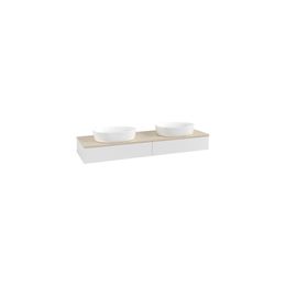 Villeroy & Boch V&B Waschtischunterschrank mit Frontstruktur Antao 160x50cm, WBP-farbe botti., glo wh. Lac ; Villeroy & Boch (K17113GF)