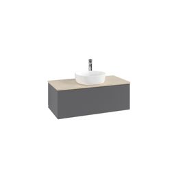 Villeroy & Boch V&B Waschtischunterschrank mit Frontstruktur Antao 100x36x50cm, HL, WBP botti., A m Lac ; Villeroy & Boch (K31153GK)