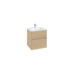 Villeroy & Boch V&B Waschtischunterschrank Collaro 56,1x61x48cm, WT mittig, nordic oak ; Villeroy & Boch (C14200VJ)