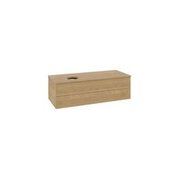 Villeroy & Boch V&B Waschtischunterschrank ohne Frontstruktur, mit Beleuchtung Antao 120x36x50cm, WBP-farbe hon. Oa, hon. oak ; Villeroy & Boch (L22011HN)
