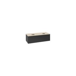 Villeroy & Boch V&B Waschtischunterschrank ohne Frontstruktur Antao 120x36x50cm, HL, WBP botti., bla m Lac ; Villeroy & Boch (K35053PD)