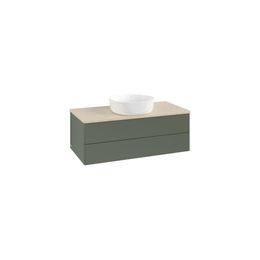 Villeroy & Boch V&B Waschtischunterschrank ohne Frontstruktur -Beleuchtung Antao 100x36x50cm, WBP botti., lea gre. m Lac ; Villeroy & Boch (L20013HL)