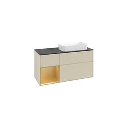 Villeroy & Boch V&B Waschtischunterschrank Finion 120x60 cm, Reg li gol m, si Gr m Lacquer ; Villeroy & Boch (F682HFHJ)