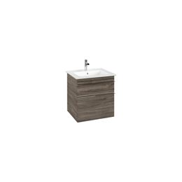 Villeroy & Boch V&B Waschtischunterschrank Venticello 55,3x59x50,2cm, Griff Chrom, stone oak ; Villeroy & Boch (A92301RK)