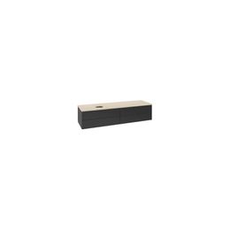 Villeroy & Boch V&B Waschtischunterschrank ohne Frontstruktur Antao 160x50cm, WBP-farbe botti., bla m Lac ; Villeroy & Boch (K26013PD)