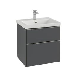 Villeroy & Boch V&B Waschtischunterschrank Subway 3.0 57,2x57,6x47,8cm, m LE/Gr Alu gl, wh. Oa ; Villeroy & Boch (C578L0AA)