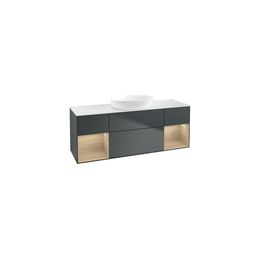 Villeroy & Boch V&B Waschtischunterschrank Finion 160cm, Pl w m, Reg Oa ven, md bl. m Lac ; Villeroy & Boch (FD01PCHG)