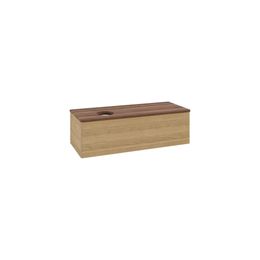 Villeroy & Boch V&B Waschtischunterschrank ohne Frontstruktur, mit Beleuchtung Antao 120x36x50cm, WBP-farbe w. wal, honey oak ; Villeroy & Boch (L33012HN)