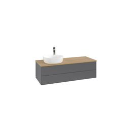 Villeroy & Boch V&B Waschtischunterschrank ohne Frontstruktur, mit Beleuchtung Antao 120x36x50cm, HL, WBP hon. Oa, A m Lac ; Villeroy & Boch (L22051GK)
