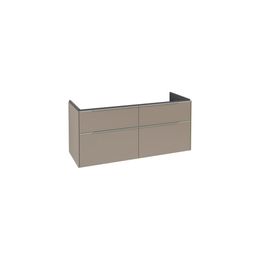 Villeroy & Boch V&B Waschtischunterschrank Subway 3.0 127,2x57,6x47,8cm, o. LED/Gr Alu gl, Tau ; Villeroy & Boch (C60200VM)