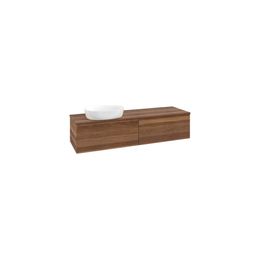 Villeroy & Boch V&B Waschtischunterschrank ohne Frontstruktur -Beleuchtung Antao 160x50cm, WBP-farbe w. wal, warm walnut ; Villeroy & Boch (L37012HM)