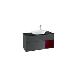 Villeroy & Boch V&B Waschtischunterschrank Wandbeleuchtung Finion 120cm, Pl b m, Rg Peo m La, md bl. m Lac ; Villeroy & Boch (G952HBHG)