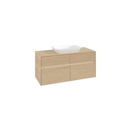 Villeroy & Boch V&B Waschtischunterschrank Collaro 120x54,8x50cm, WT mi, LED 8,8 W, Nord Oa ; Villeroy & Boch (C112B0VJ)