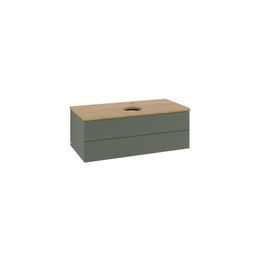 Villeroy & Boch V&B Waschtischunterschrank mit Frontstruktur -Beleuchtung Antao 100x36x50cm, HL, WBP hon. Oa, le g. m La ; Villeroy & Boch (L20151HL)