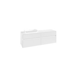 Villeroy & Boch V&B Waschtischunterschrank Collaro 160x54,8x50cm, WT l, LED 12W, wh. ma ; Villeroy & Boch (C121B0MS)
