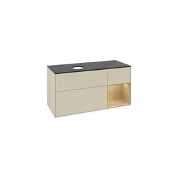 Villeroy & Boch V&B Waschtischunterschrank Finion 120cm, Pl bla m, Reg Oa ven, si Gr m Lac ; Villeroy & Boch (F932PCHJ)