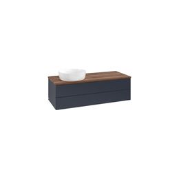Villeroy & Boch V&B Waschtischunterschrank ohne Frontstruktur Antao 120x36x50cm, WBP w. wal, md bl. m Lac ; Villeroy & Boch (K22012HG)