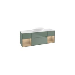 Villeroy & Boch V&B Waschtischunterschrank Wandbeleuchtung Finion 160cm, Pl wh. m, Reg Oa ven, Oli. m Lac ; Villeroy & Boch (GD01PCGM)