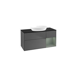 Villeroy & Boch V&B Waschtischunterschrank Wandbeleuchtung Finion 120cm, Pl b m, Rg Oli. m Lac, Anthrac. m ; Villeroy & Boch (GA72GMGK)