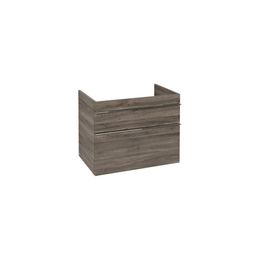 Villeroy & Boch V&B Waschtischunterschrank Venticello 75,3x59x50,2cm, Griff Chrom, stone oak ; Villeroy & Boch (A92501RK)