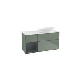 Villeroy & Boch V&B Waschtischunterschrank Wandbeleuchtung Finion 120cm, Pl w m, Reg md m Lac, Oli. m Lac ; Villeroy & Boch (GA41HGGM)