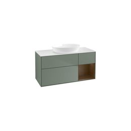 Villeroy & Boch V&B Waschtischunterschrank Wandbeleuchtung Finion 120cm, Pl wh. m, Reg wal ven, Oli. m Lac ; Villeroy & Boch (GA71GNGM)