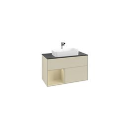 Villeroy & Boch V&B Waschtischunterschrank Abdeckplatte bla m Finion 100x60,3cm, Rg l si G m Lac, si Gr m Lac ; Villeroy & Boch (F242HJHJ)
