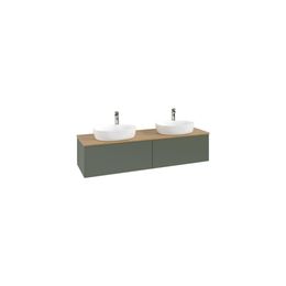 Villeroy & Boch V&B Waschtischunterschrank ohne Frontstruktur, mit Beleuchtung Antao 160x50cm, HL, WBP hon. Oa, le gre. m Lac ; Villeroy & Boch (L39051HL)