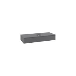 Villeroy & Boch V&B Waschtischunterschrank mit Frontstruktur, mit Beleuchtung Antao 120x19x50cm, WBP Lac, Anthrac. m Lac ; Villeroy & Boch (L10110GK)