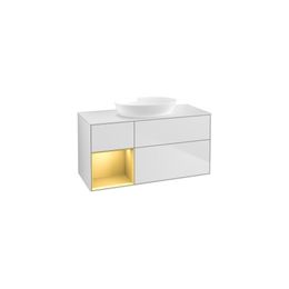 Villeroy & Boch V&B Waschtischunterschrank Wandbeleuchtung Finion 120cm, Pl w m, Reg gol m Lac, wh. m Lac ; Villeroy & Boch (GA61HFMT)