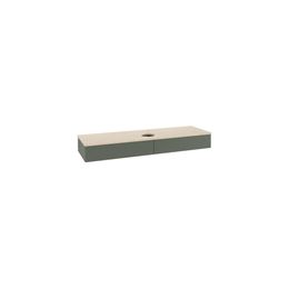 Villeroy & Boch V&B Waschtischunterschrank mit Frontstruktur -Beleuchtung Antao 160x50cm, HL, WBP botti., lea gre. m Lac ; Villeroy & Boch (L14153HL)