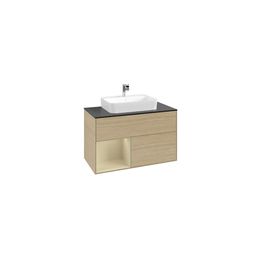 Villeroy & Boch V&B Waschtischunterschrank Finion 100, Pl b m, Reg li si Gr m Lac, Oa ven ; Villeroy & Boch (F362HJPC)