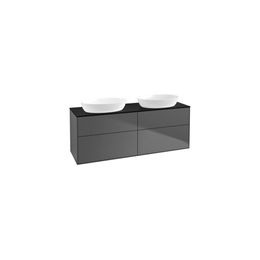 Villeroy & Boch V&B Waschtischunterschrank Wandbeleuchtung Finion 160x60cm, Abd.-Pl. bla m, Anthrac. matt ; Villeroy & Boch (GA8200GK)