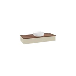 Villeroy & Boch V&B Waschtischunterschrank ohne Frontstruktur, mit Beleuchtung Antao 120x19x50cm, WBP w. wal, si Gr m Lac ; Villeroy & Boch (L10012HJ)