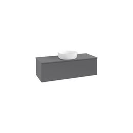Villeroy & Boch V&B Waschtischunterschrank ohne Frontstruktur Antao 120x36x50cm, WBP Lac, Anthrac. m Lac ; Villeroy & Boch (K32010GK)