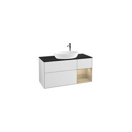 Villeroy & Boch V&B Waschtischunterschrank Wandbeleuchtung Finion 120cm, Pl bla m, Reg Oa ven, wh. m Lac ; Villeroy & Boch (G952PCMT)