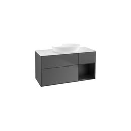 Villeroy & Boch V&B Waschtischunterschrank Wandbeleuchtung Finion 120cm, Pl w m, Reg bla m Lac, Anthrac. m ; Villeroy & Boch (GA71PDGK)