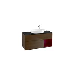 Villeroy & Boch V&B Waschtischunterschrank Wandbeleuchtung Finion 120cm, Pl bla m, Reg Peo m Lac, wal ven ; Villeroy & Boch (G952HBGN)