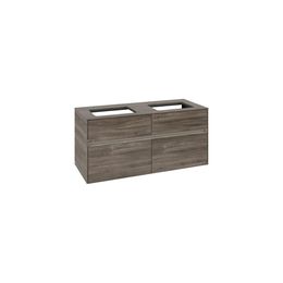 Villeroy & Boch V&B Waschtischunterschrank Collaro 120x54,8x50cm, f 2 WT, LED 8,8W, st. Oa ; Villeroy & Boch (C115B0RK)