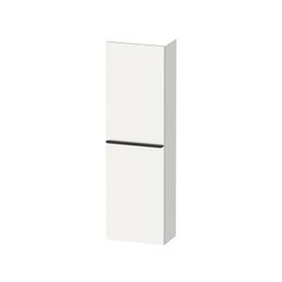 Duravit Halbhochschrank D-Neo 40x24cm, 1 T&uuml;r, 4 B&ouml;, An R, sw/w ma (DE1318RBD180000)