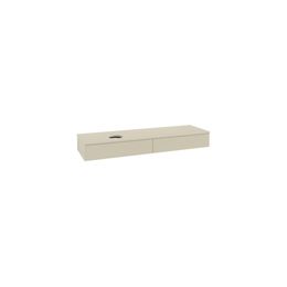Villeroy & Boch V&B Waschtischunterschrank ohne Frontstruktur -Beleuchtung Antao 160x50cm, WBP-farbe Lac, si Gr m lacquer ; Villeroy & Boch (L15010HJ)