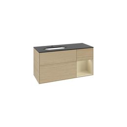 Villeroy & Boch V&B Waschtischunterschrank Finion 120cm, Pl b m, Rg re si Gr m Lac, Oa ven ; Villeroy & Boch (F282HJPC)