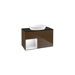 Villeroy & Boch V&B Waschtischunterschrank Wandbeleuchtung Finion 100, Pl bla m, Reg wh. m Lac, wal ven ; Villeroy & Boch (GA12MTGN)