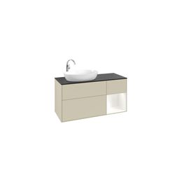 Villeroy & Boch V&B Waschtischunterschrank Finion 120cm, Pl b m, Rg wh. m Lac, si Gr m Lac ; Villeroy & Boch (F932MTHJ)