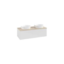 Villeroy & Boch V&B Waschtischunterschrank ohne Frontstruktur Antao 120x36x50cm, WBP botti., glo wh. Lac ; Villeroy & Boch (K35013GF)