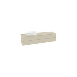 Villeroy & Boch V&B Waschtischunterschrank ohne Frontstruktur -Beleuchtung Antao 160x50cm, WBP-farbe Lac, si Gr m lacquer ; Villeroy & Boch (L26010HJ)